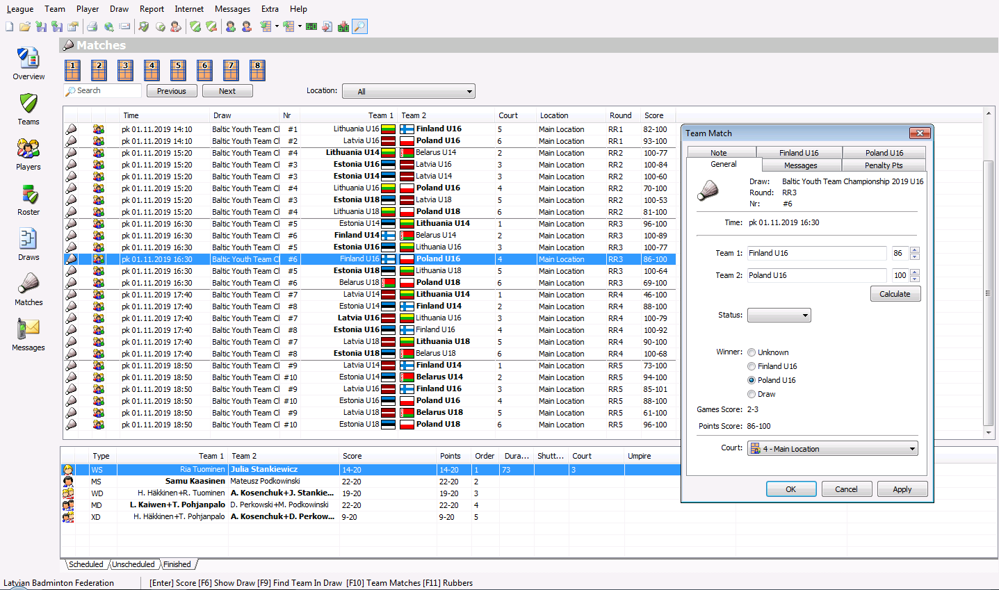 Software – Badminton 100